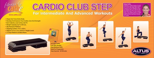Announcing the New Fitness by Cathe Cardio Club Step